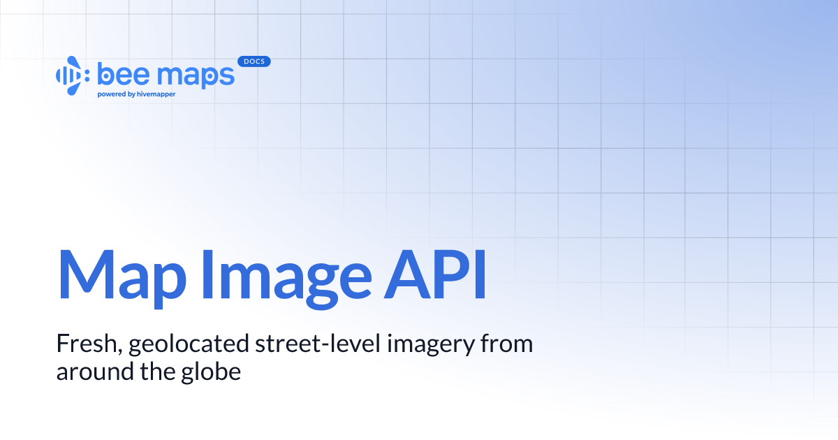 Map Image API | Bee Maps Docs